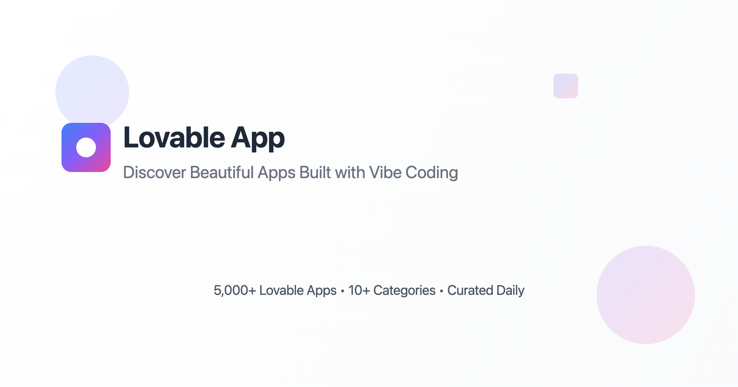 Lovable App - Discover Beautiful Apps Built with Vibe Coding